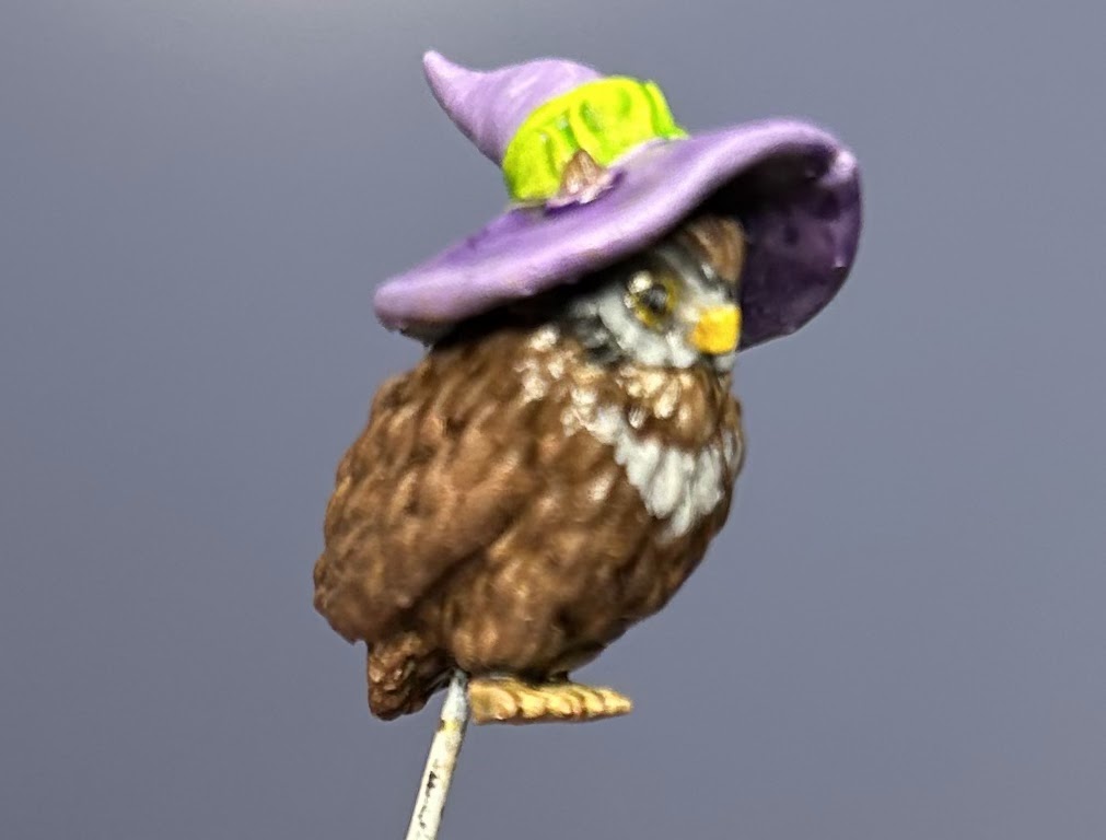 3D Printable (Pre-supported) Owl Familiar by Naga Minis