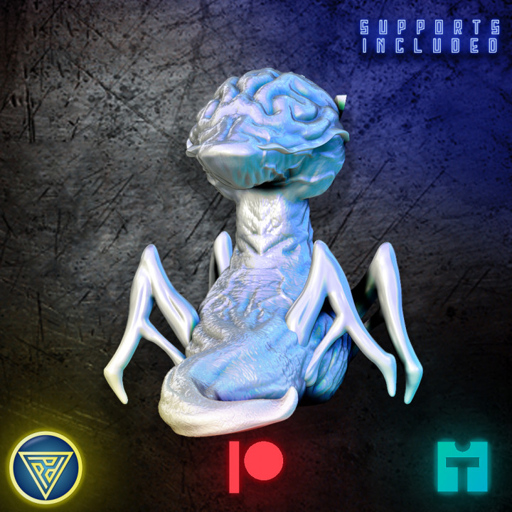 3D Printable Masked Alien Set by Print Paint Play