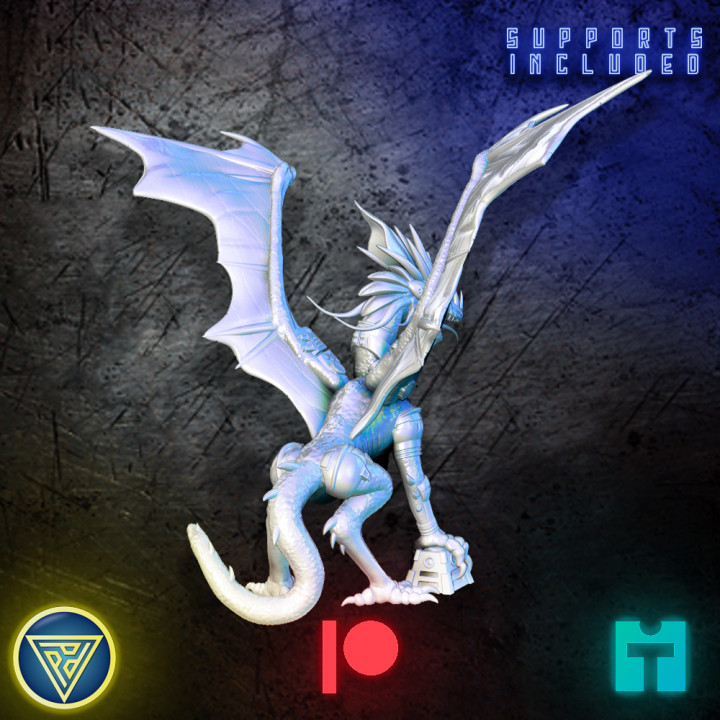 3D Printable Solar Dragon by Print Paint Play