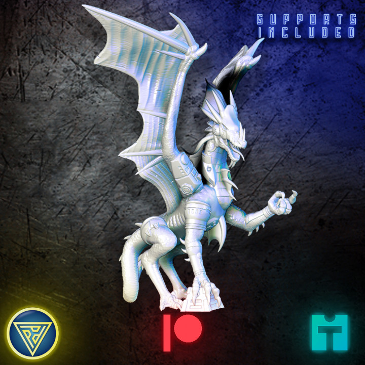 3D Printable Solar Dragon by Print Paint Play