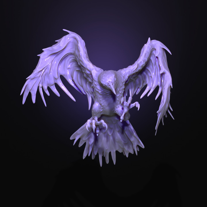 3D Printable Raven 3D print model by Viktoriya Kabanova