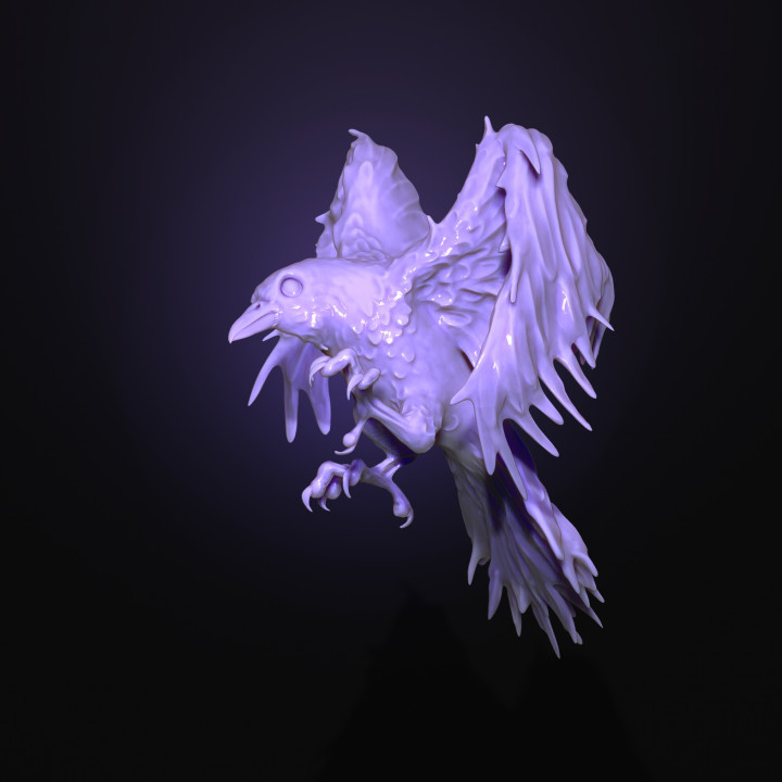 3D Printable Raven 3D print model by Viktoriya Kabanova