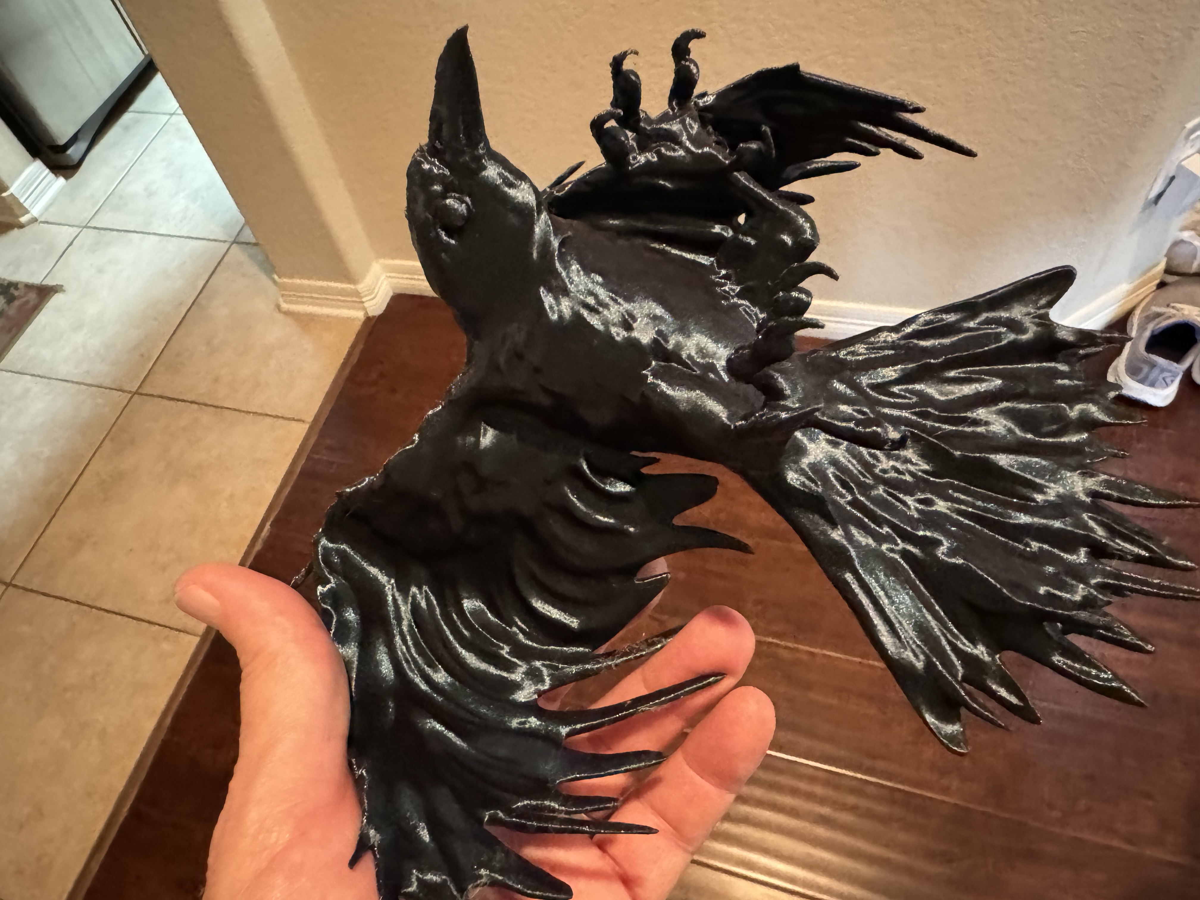 3D Printable Raven 3D print model by Viktoriya Kabanova
