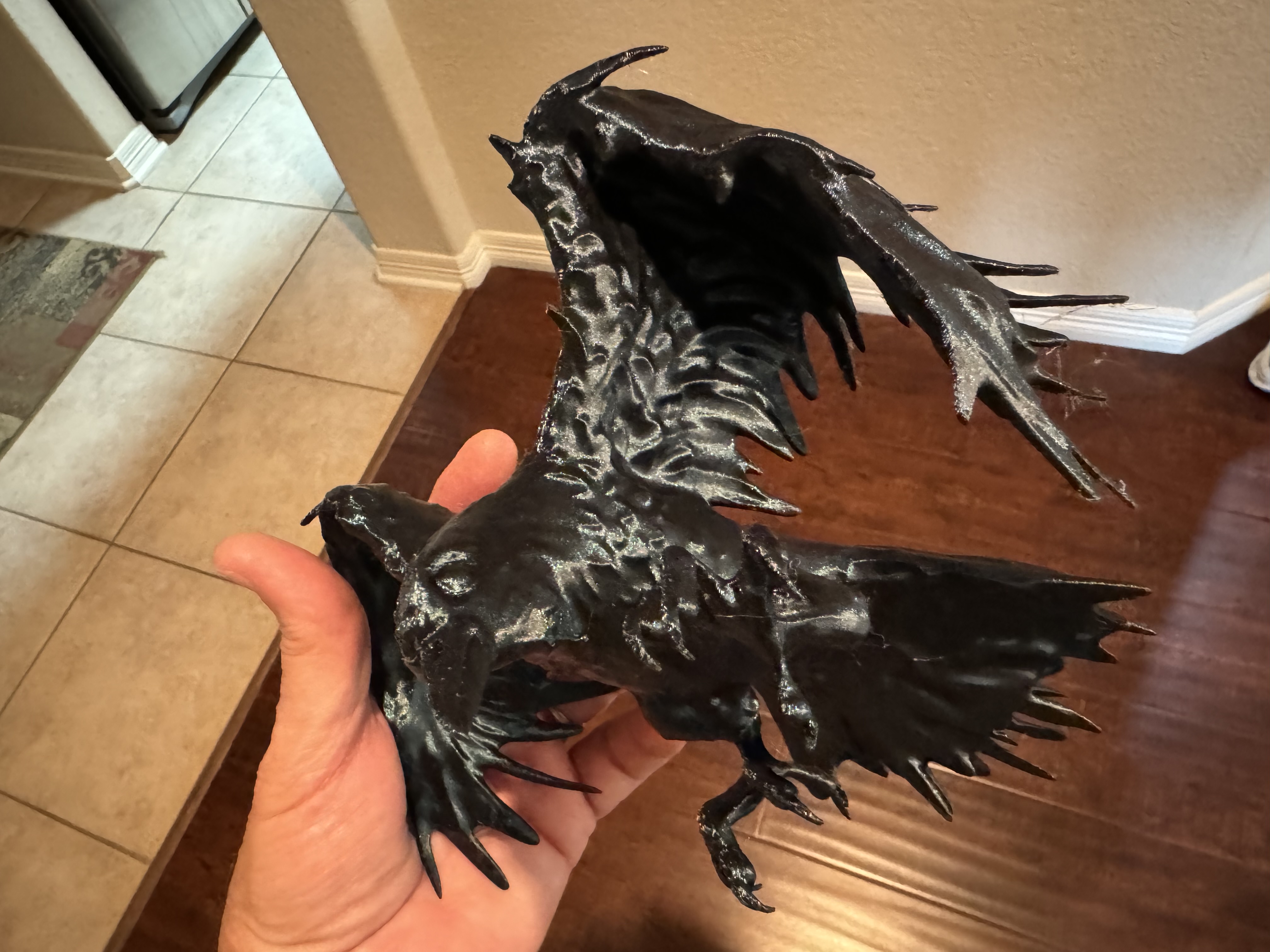 3D Printable Raven 3D print model by Viktoriya Kabanova