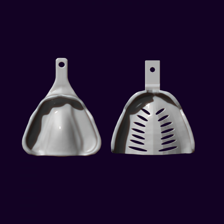 3D Printable dental impression spoon upper and lower by Viktoriya Kabanova