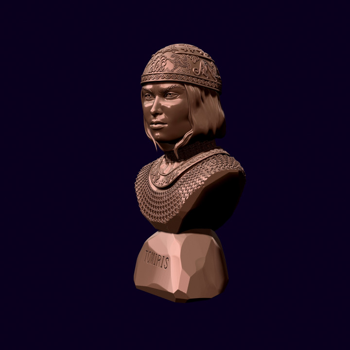 3D Printable TOMIRIS by Viktoriya Kabanova