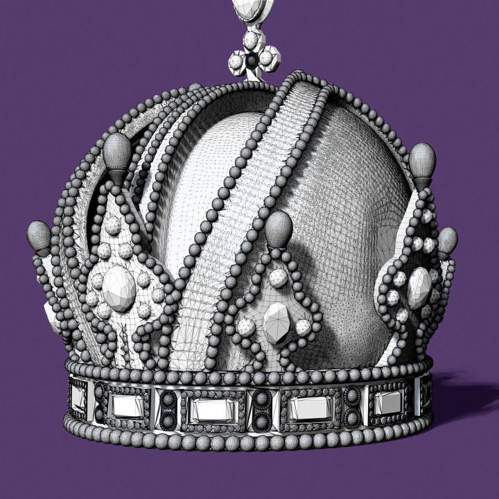 3D Printable AUSTRIAN CROWN by Viktoriya Kabanova