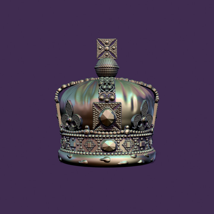 3D Printable GREAT Britain crown by Viktoriya Kabanova