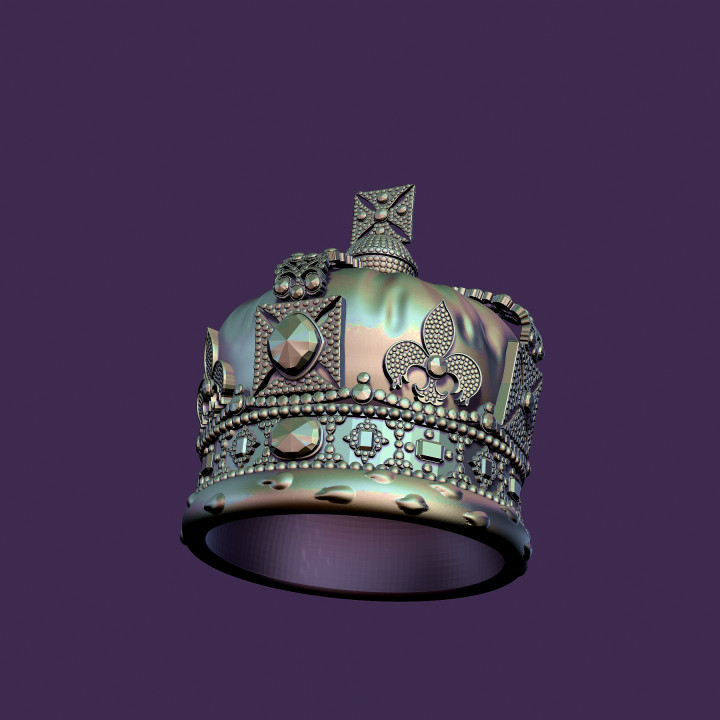 3D Printable GREAT Britain crown by Viktoriya Kabanova
