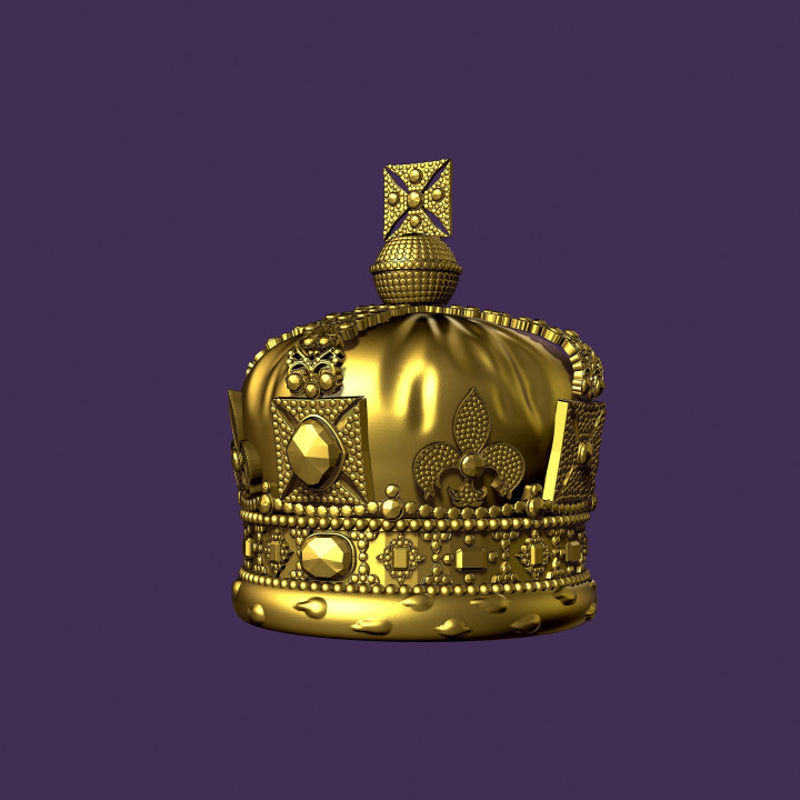 3D Printable GREAT Britain crown by Viktoriya Kabanova