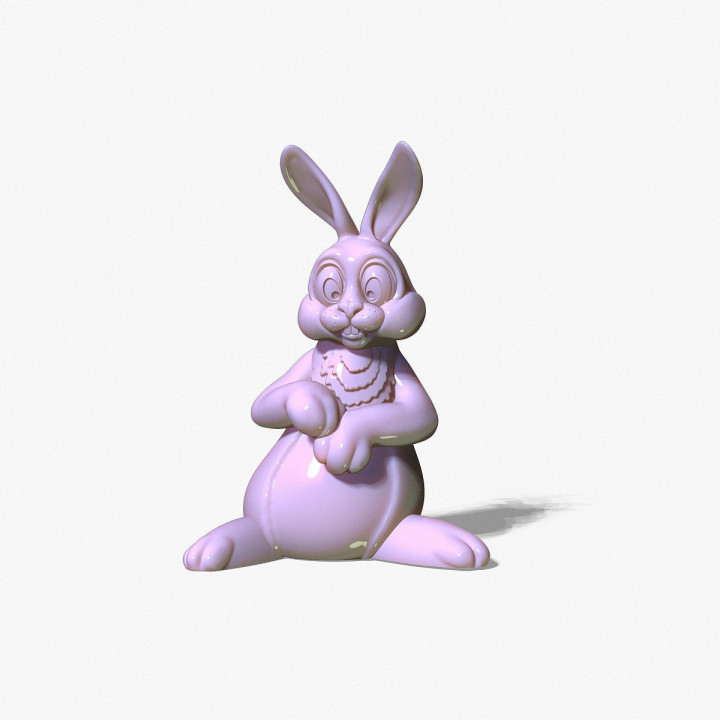 3D Printable rabbit toy by Viktoriya Kabanova