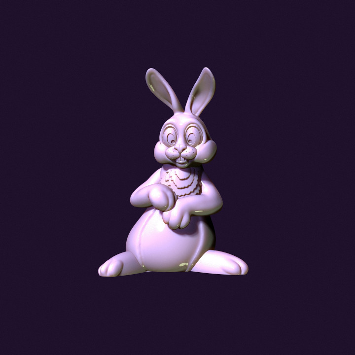 3D Printable rabbit toy by Viktoriya Kabanova