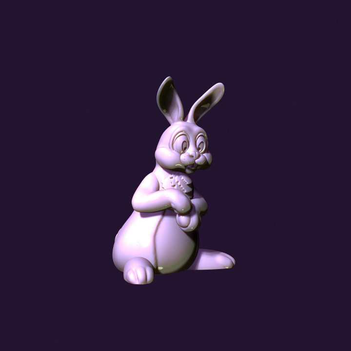 3D Printable rabbit toy by Viktoriya Kabanova