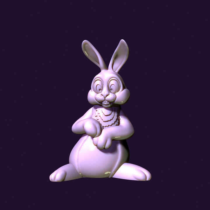 3D Printable rabbit toy by Viktoriya Kabanova