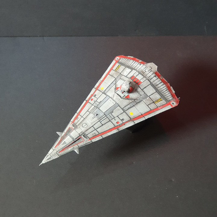 3D Printable Type S Scout Courier Traveller Miniatures by 2nd Dynasty