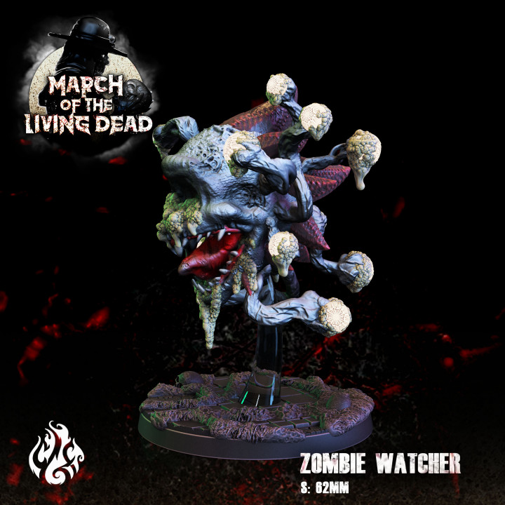 3D Printable Zombie Watcher by Crippled God Foundry