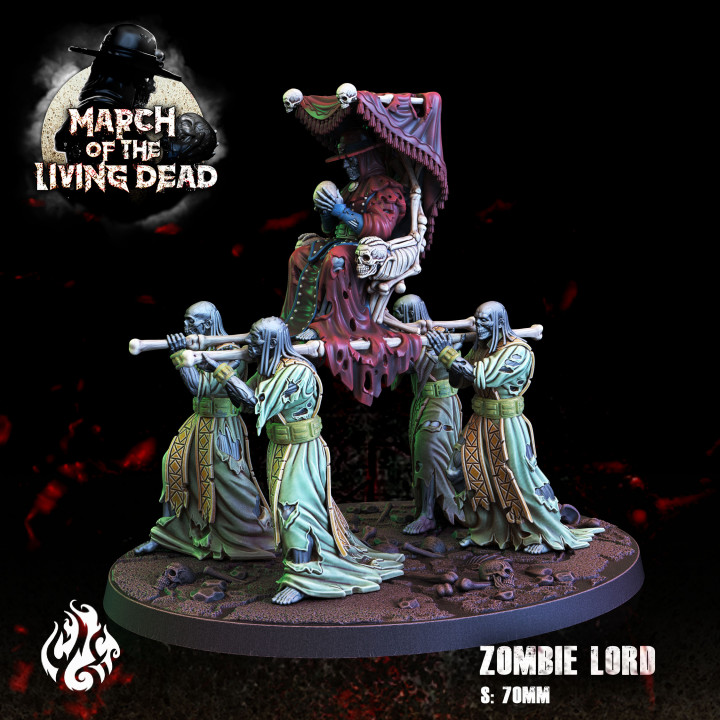 3D Printable Zombie Lord by Crippled God Foundry