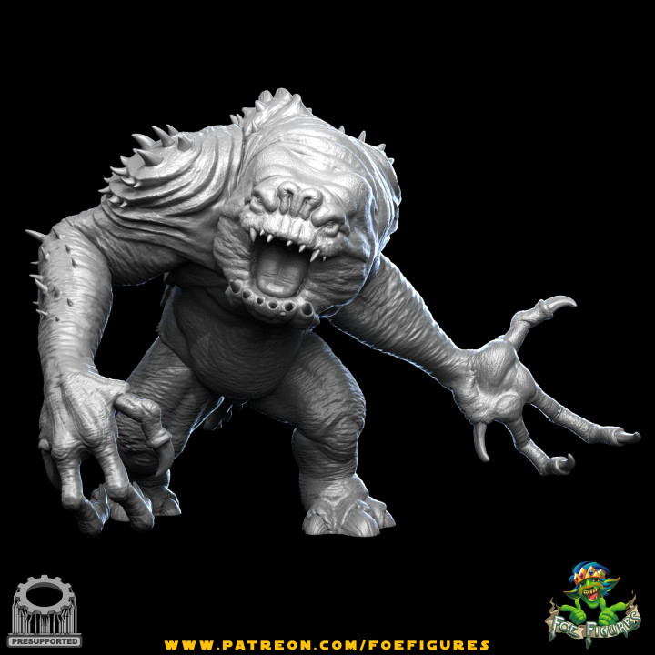 3D Printable Pit Beast v2 by Foe Figures