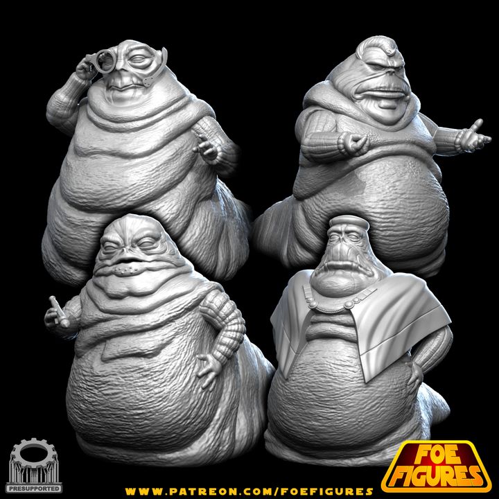 3D Printable Slug Council by Foe Figures