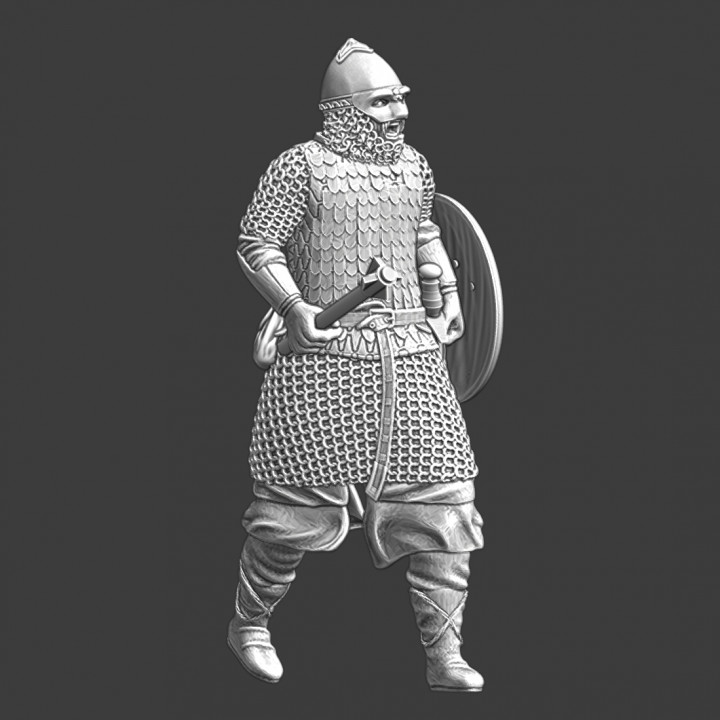 3D Printable Knight of Novgorod walking by Northern Crusades Miniatures