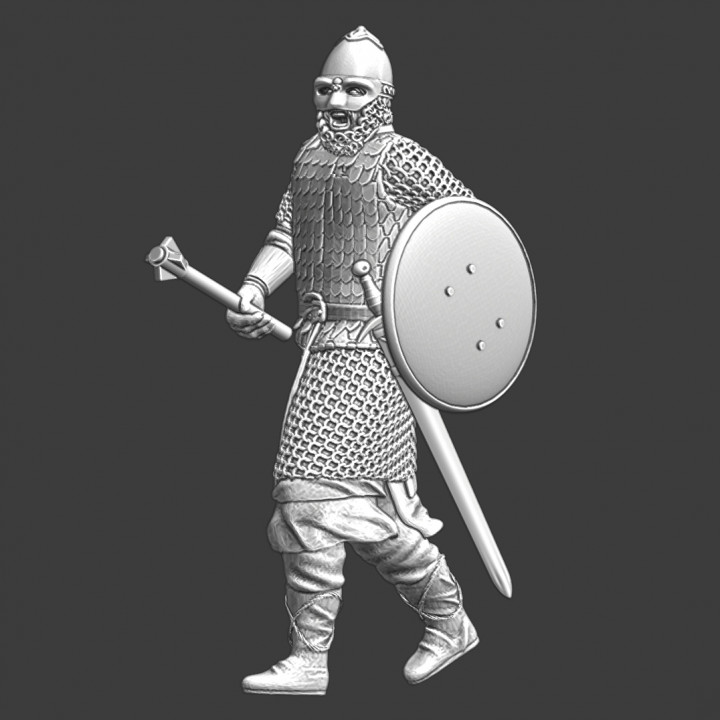 3D Printable Knight of Novgorod walking by Northern Crusades Miniatures