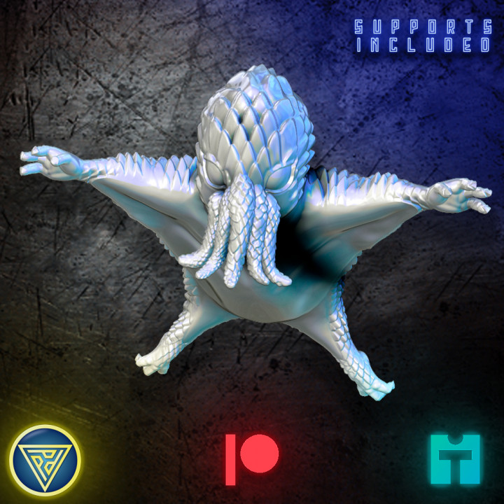 3D Printable Molting Aliens Set by Print Paint Play