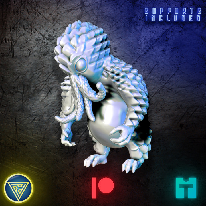 3D Printable Molting Aliens Set by Print Paint Play