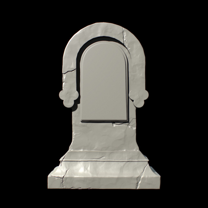 3D Printable Graveyard Set V1 6 pieces by Jeremy Smith