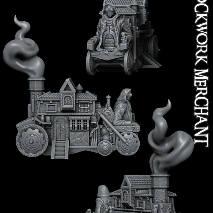 3D Printable Clockwork Merchant by RocketPigGames