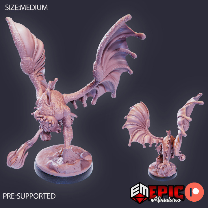3D Printable Dream Spawn Set / Evil Winged Observer / Flying Eye ...