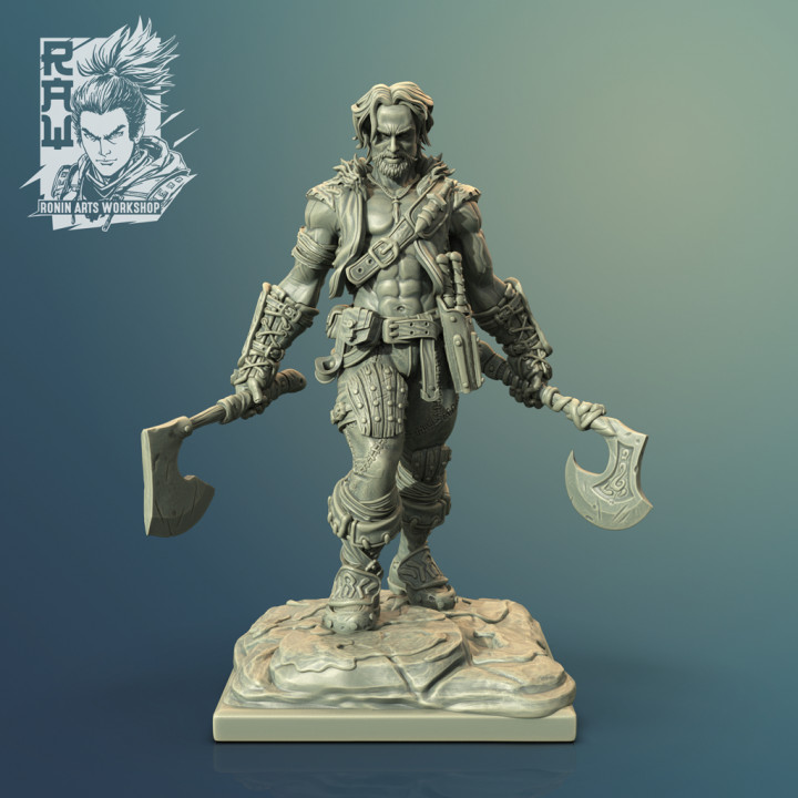 3D Printable Lucano The Lycan Pathfinder - Dual Form Mini by Ronin Arts ...