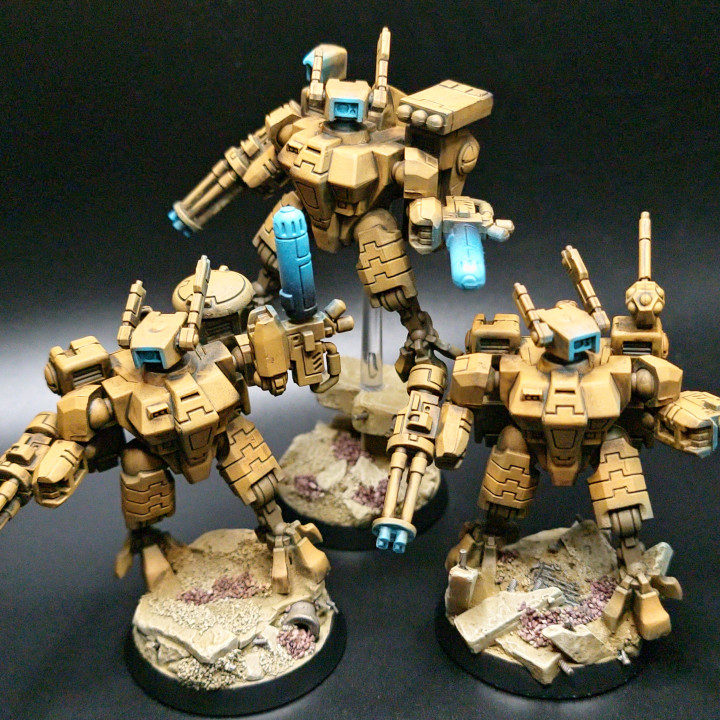 3D Print of Urban 40mm Bases by jonathanwright5