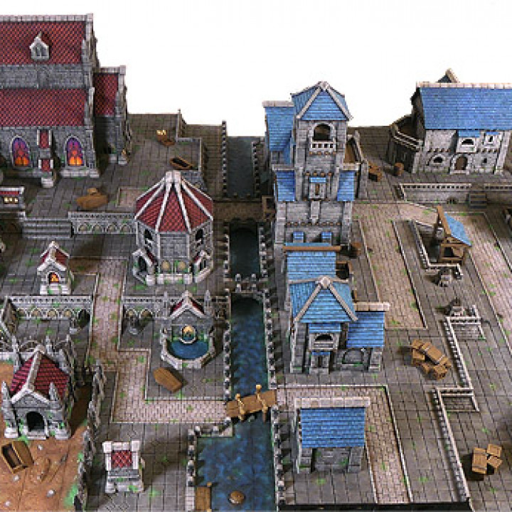 3D Printable Cursed Town - Full Core Set by Makers Anvil