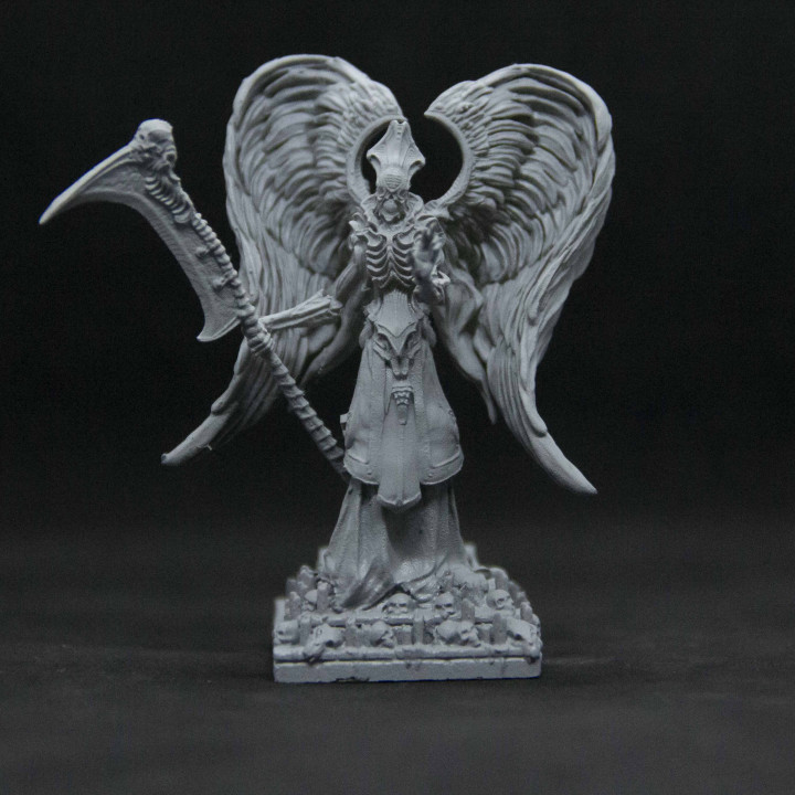 3D Printable UNDEAD MONASTERY FALLEN ANGEL by Necropunks Miniatures