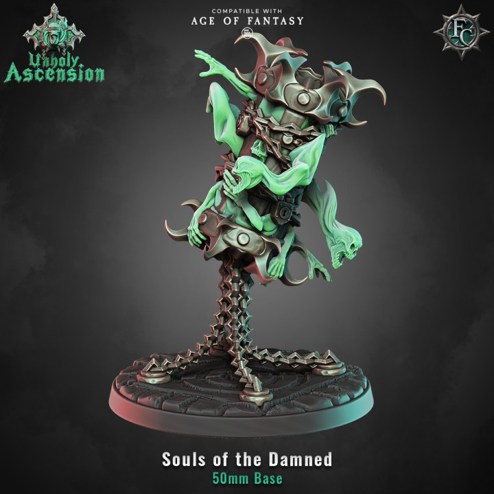 3D Printable Souls of the Damned by Fleshcraft Studio