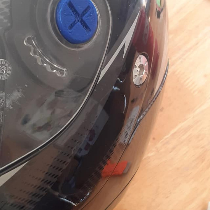 3D Printable Visor pinlock for laser helmet by Do John