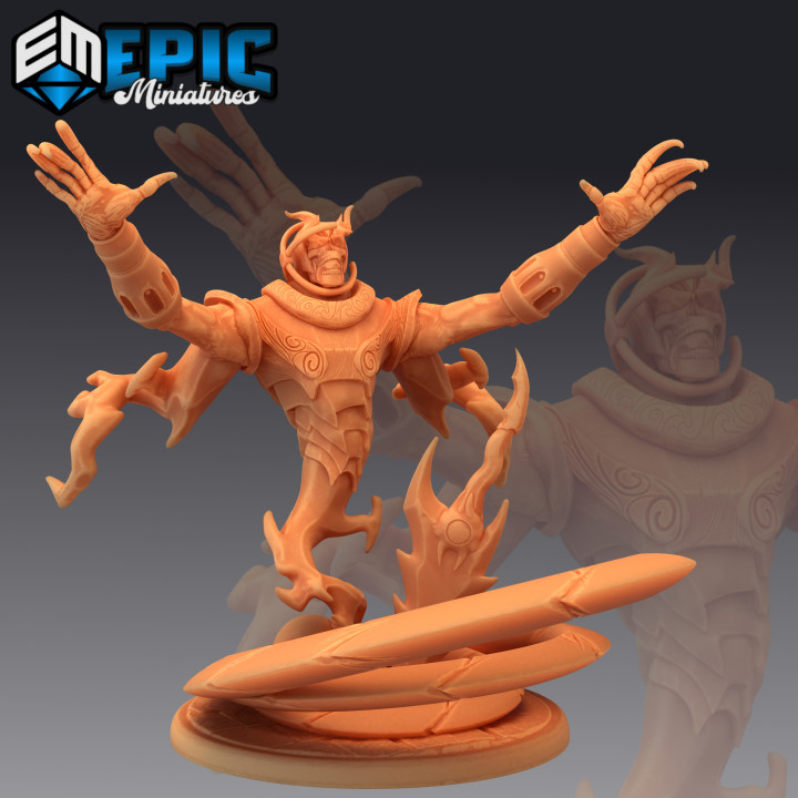 3D Printable Darkness Elemental Magic / Ancient Shadow of Death / Dark ...