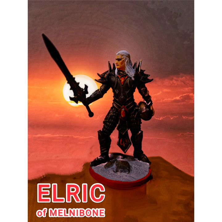 3D Printable Elric of Melniboné by Rudolf Arendt