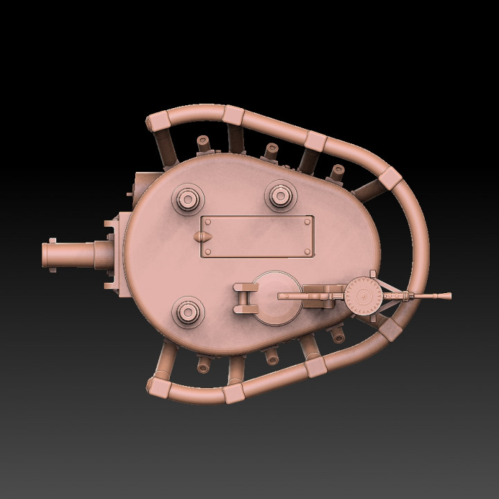 3D Printable T35 Tank Turrets by Sharedog Miniatures