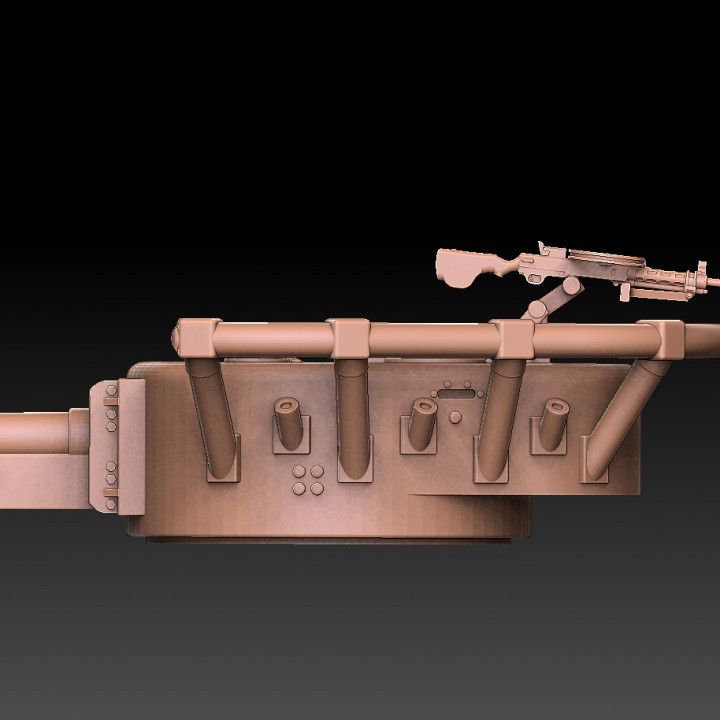 3D Printable T35 Tank Turrets by Sharedog Miniatures