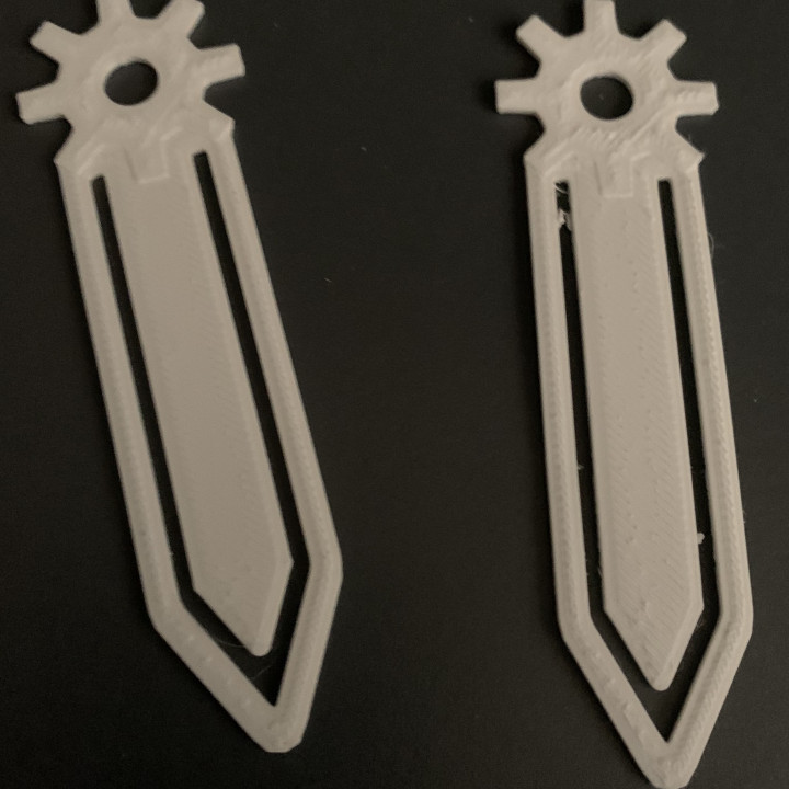 3D Printable Bookmark by Chris