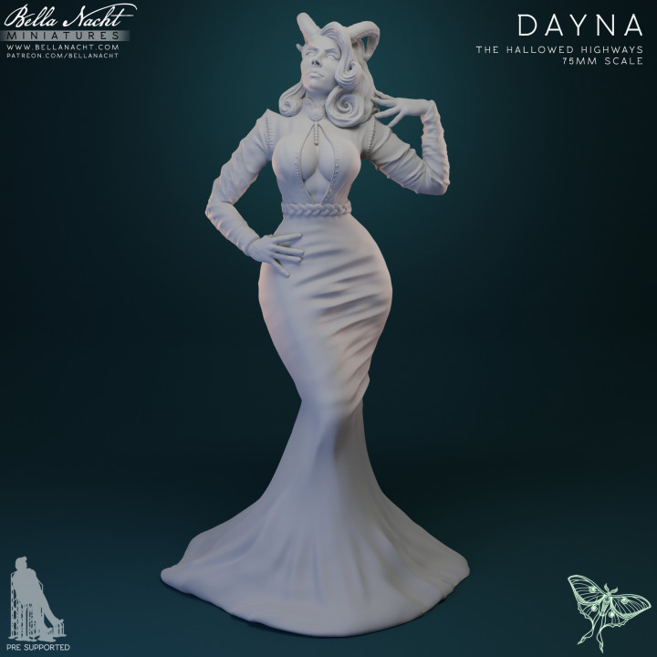 3D Printable Dayna of The Hallowed Highways | 75mm | PreSupported by ...
