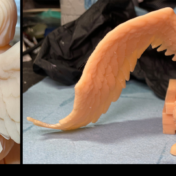 3D Printable Saphira of The Hallowed Highways | 75mm | PreSupported by ...