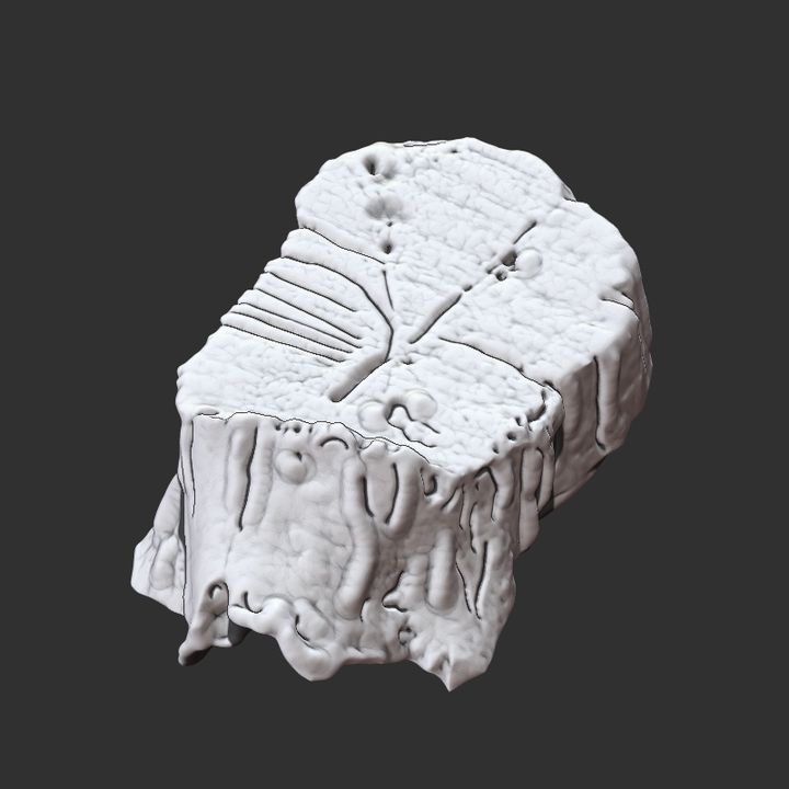 3D Printable Tree stump by Sculpting George