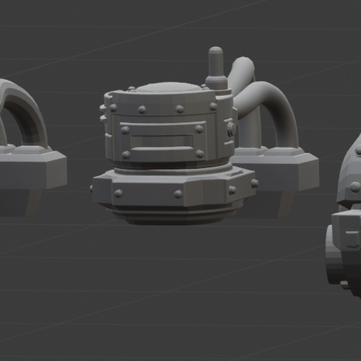 3D Printable Diesel Robot by ddd_martin_miniatures