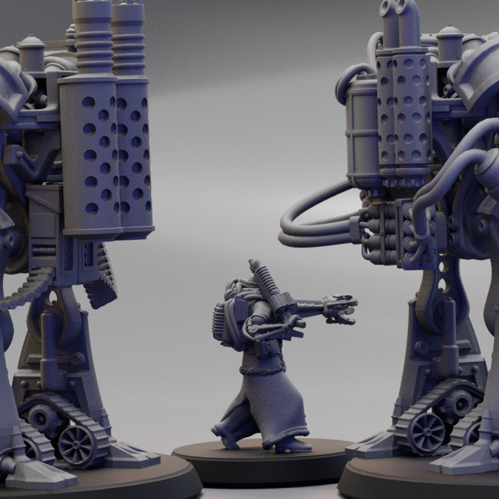 3D Printable Diesel Robot by ddd_martin_miniatures