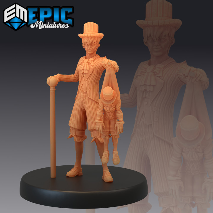 3D Printable Puppeteer Ethan Controlling / Master of Control / Dark ...