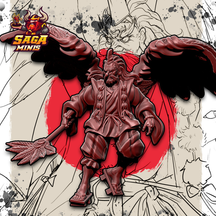 3D Printable Tengu 02 by Saga Miniatures