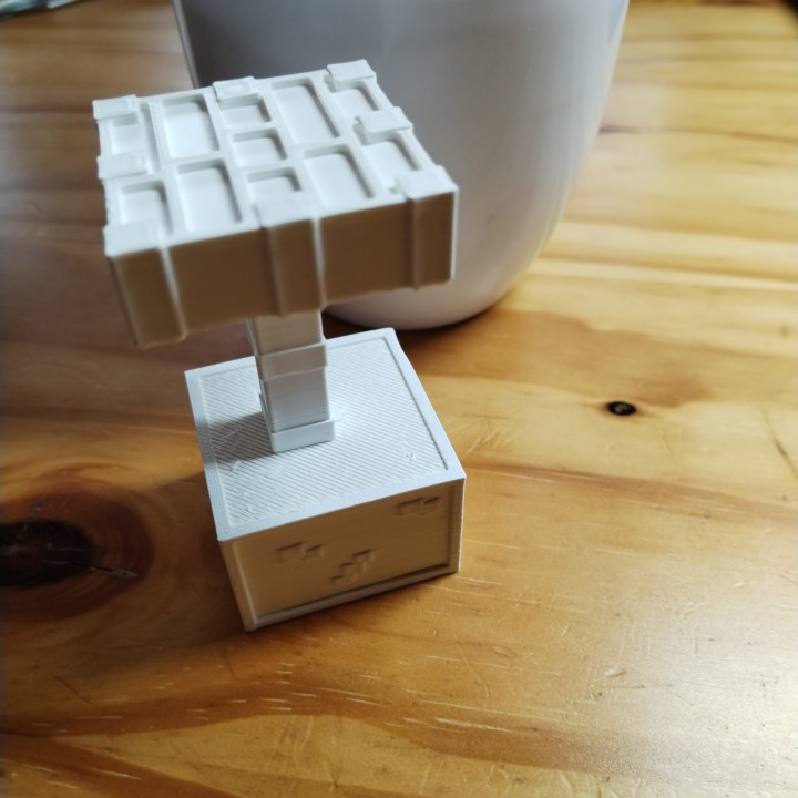 3D Printable Minecraft-Piston by Jan liebich