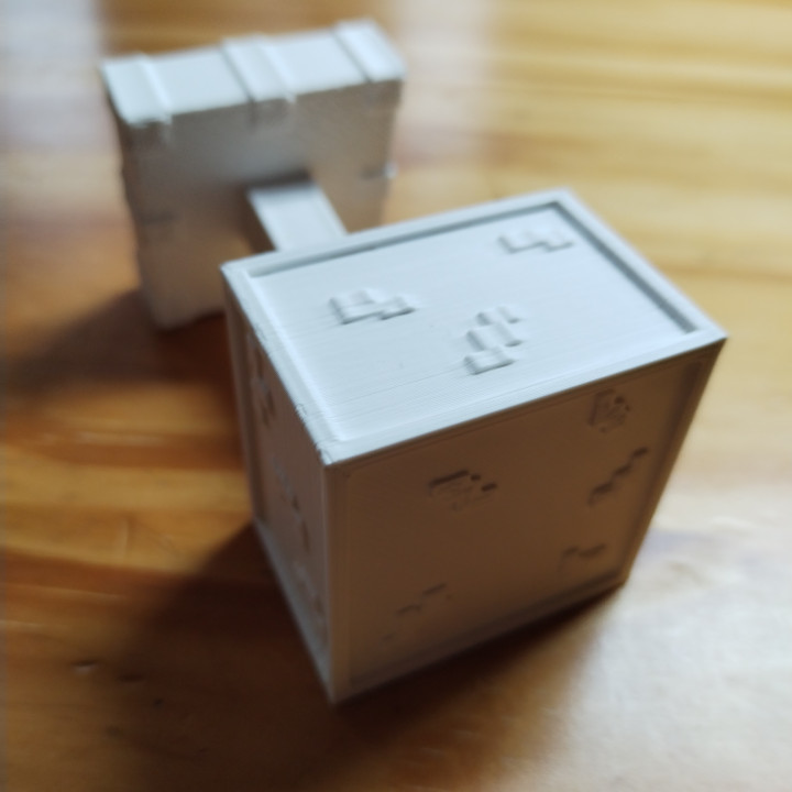 3D Printable Minecraft-Piston by Jan liebich